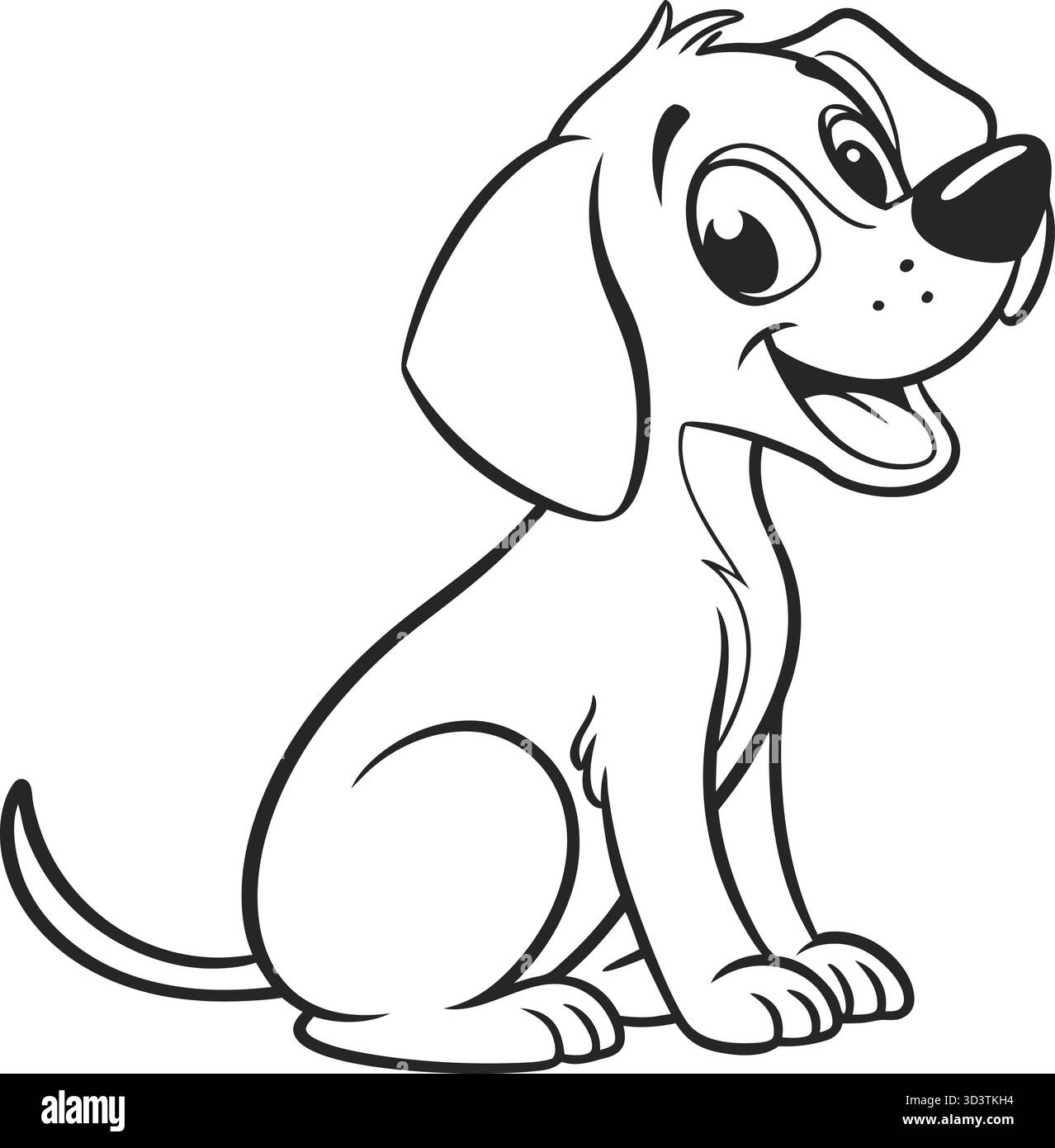 Cartoon art style Black and White Stock Photos & Images - Alamy