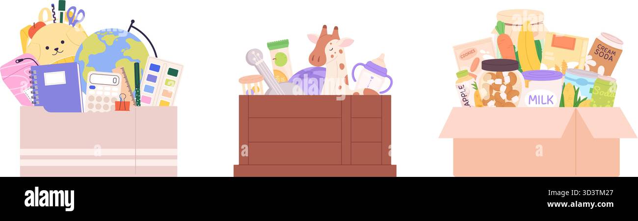 Community collection box Cut Out Stock Images & Pictures - Alamy