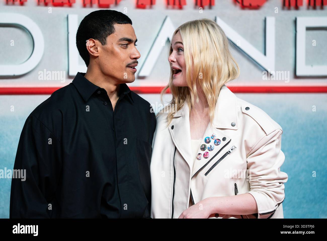 Dimitrius Schuster-Koloamatangi and Elle Fanning the UK Special ...