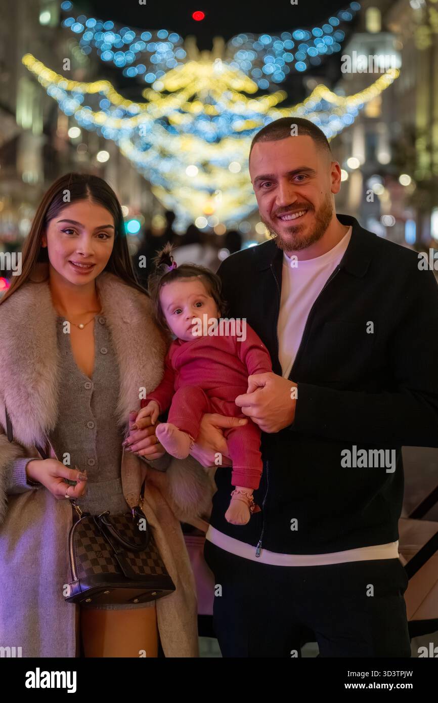 London, UK, 6th November 2025, The lights were switched on in Regent ...