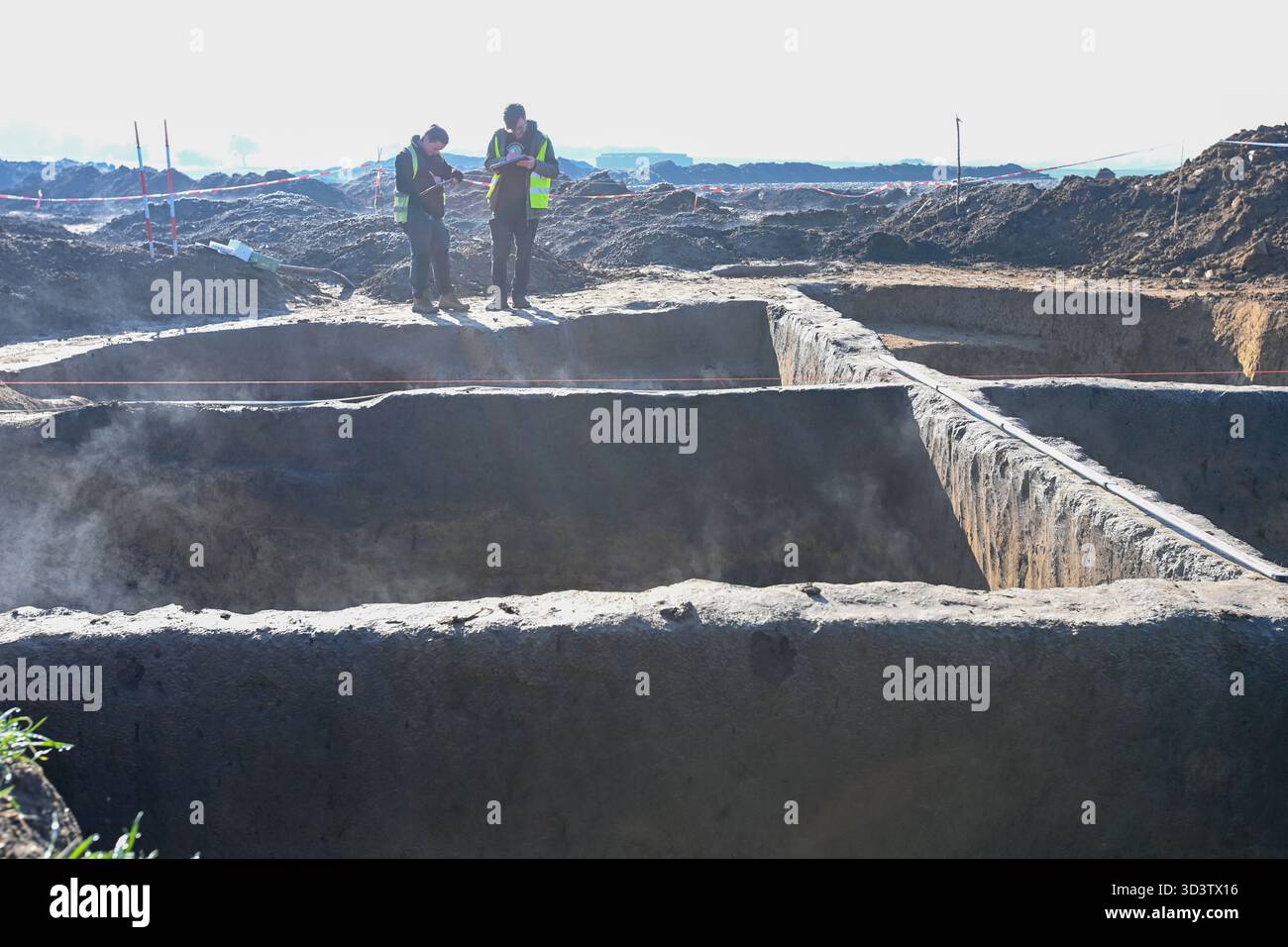 Olomouc Archaeological Centre experts carry out research prior to the ...