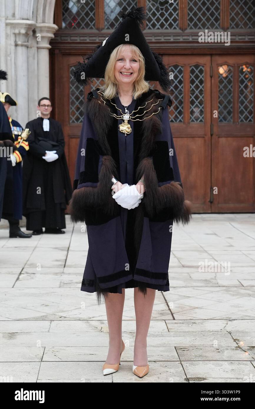 Alderwoman Dame Susan Langley DBE poses for a photo after being sworn ...