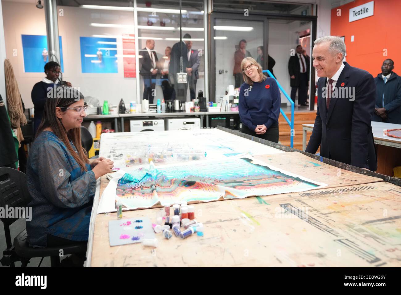 Toronto, Canada. 07th Nov, 2025. Prime Minister Mark Carney tours the ...