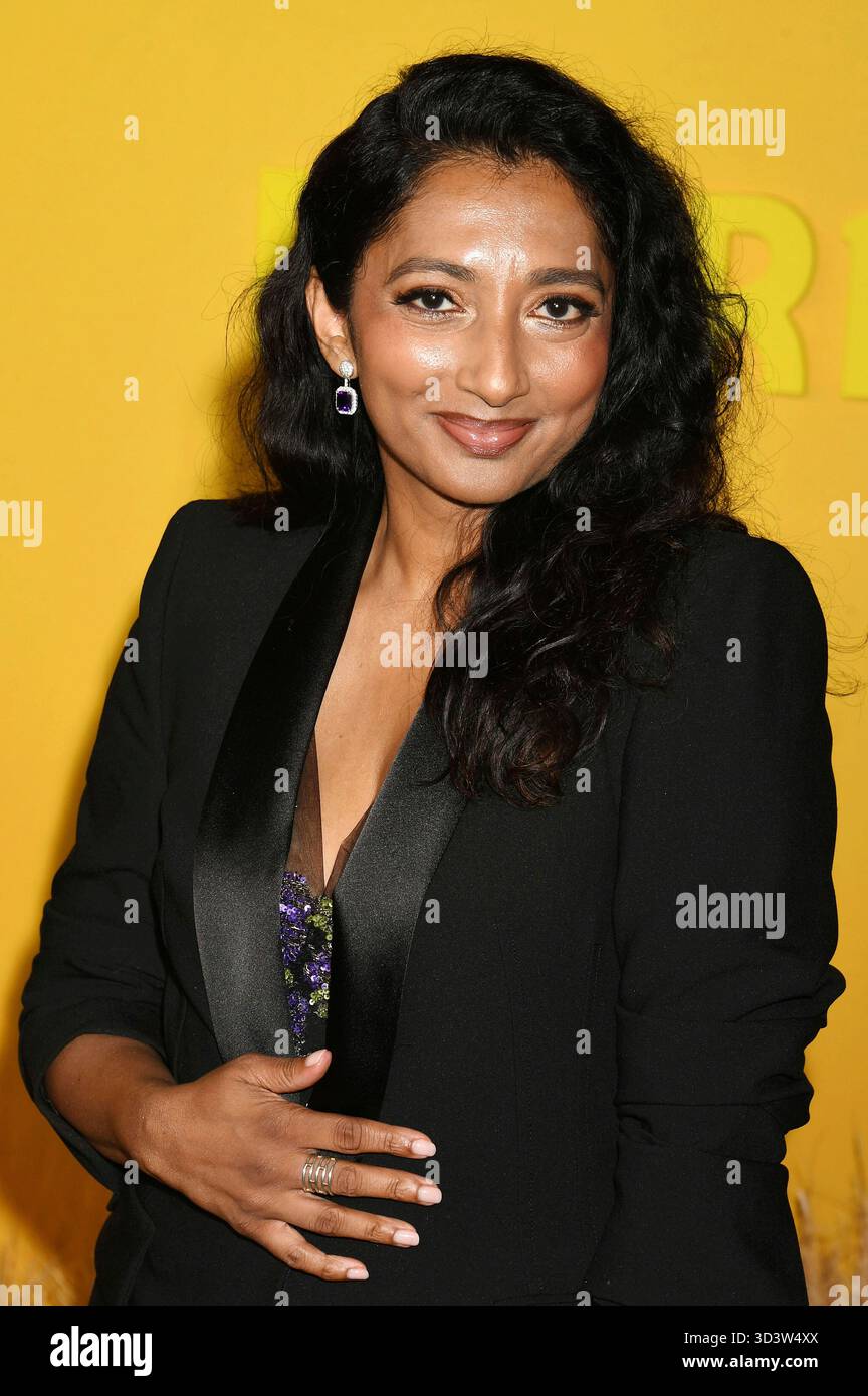 Menik Gooneratne at the premiere of the Apple TV+ series 'Pluribus ...