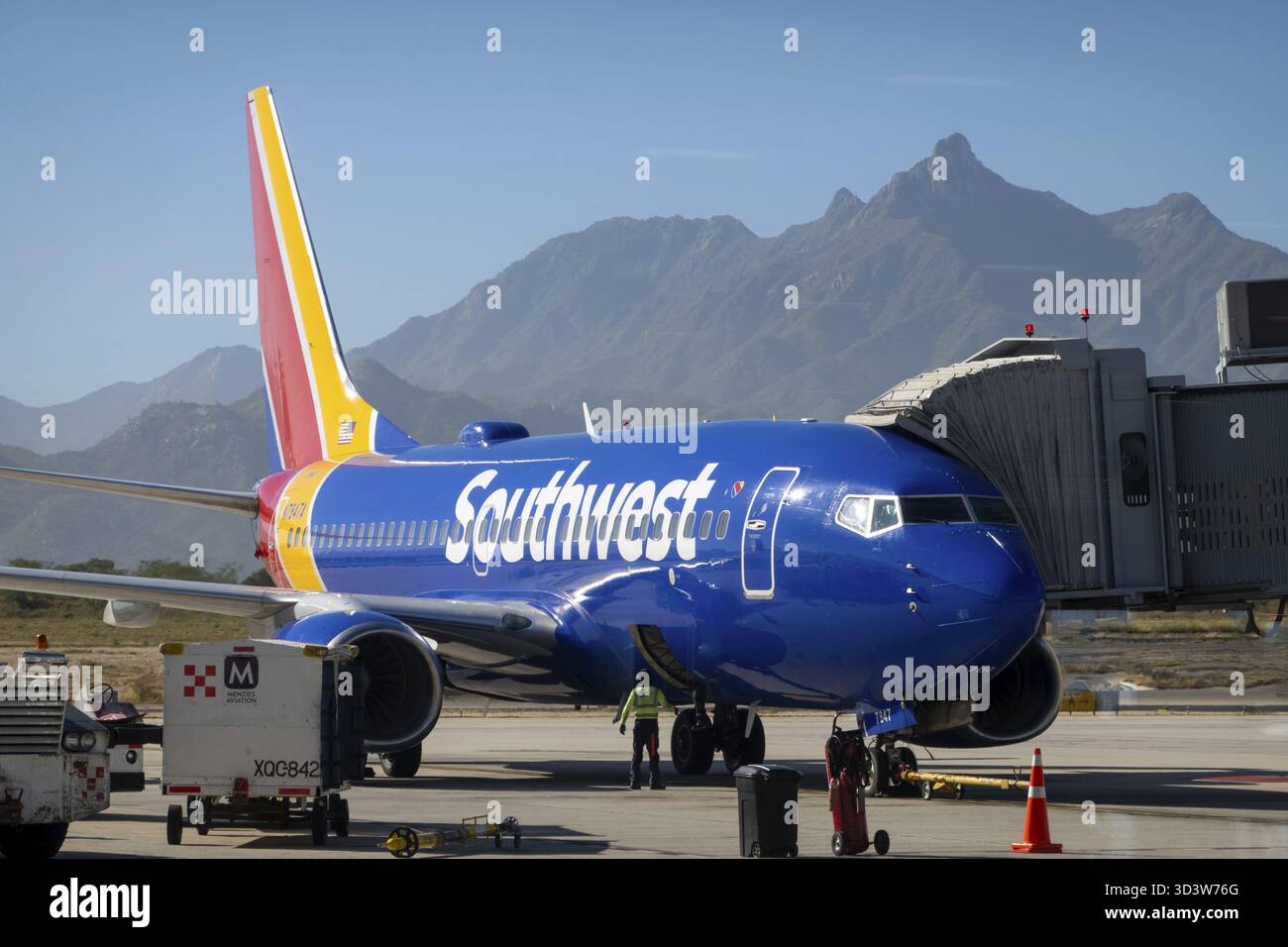 Cabo, B.C.S. Mexico. Nov 22, 2024. A Southwest Airlines Boeing 737 ...
