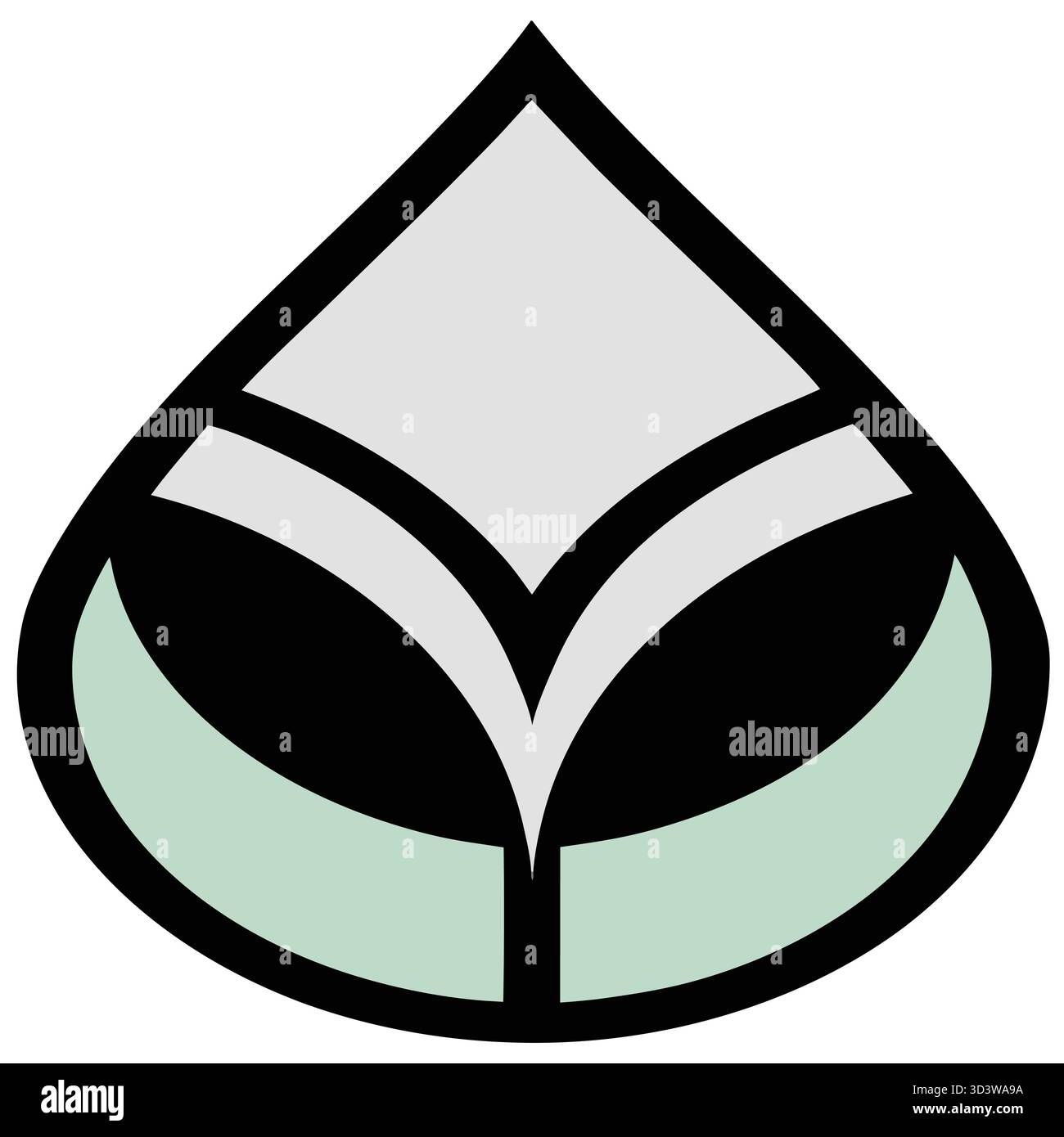 Peaceful calm water on Stock Vector Images - Alamy