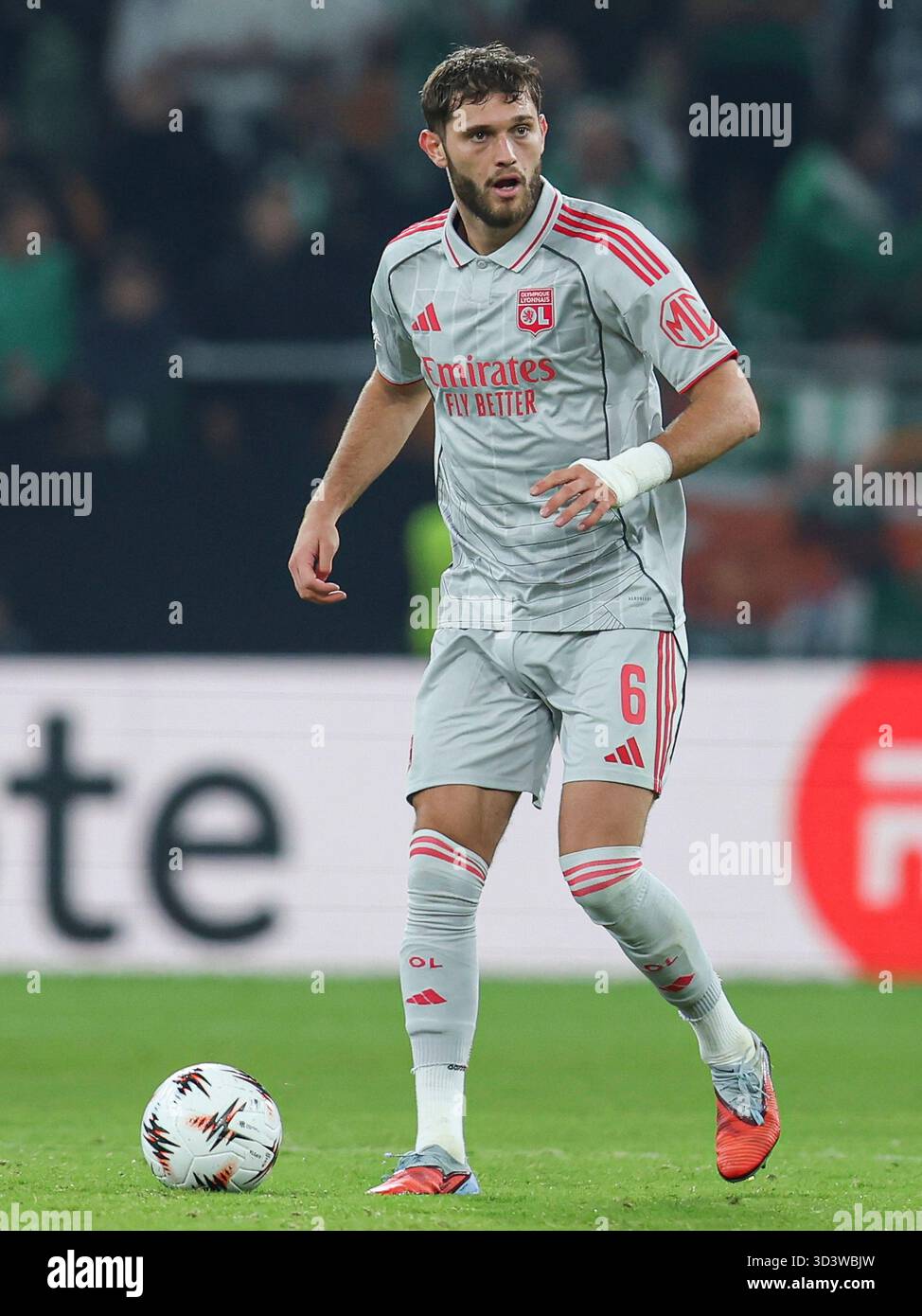 Tanner Tessmann of Olimpique Lyonnais during the UEFA Europa League ...