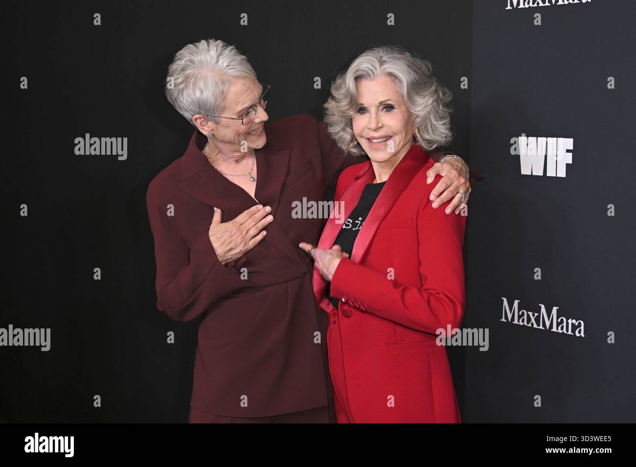 Jamie Lee Curtis and Jane Fonda at the WIF 2025 Award Ceremony at the ...