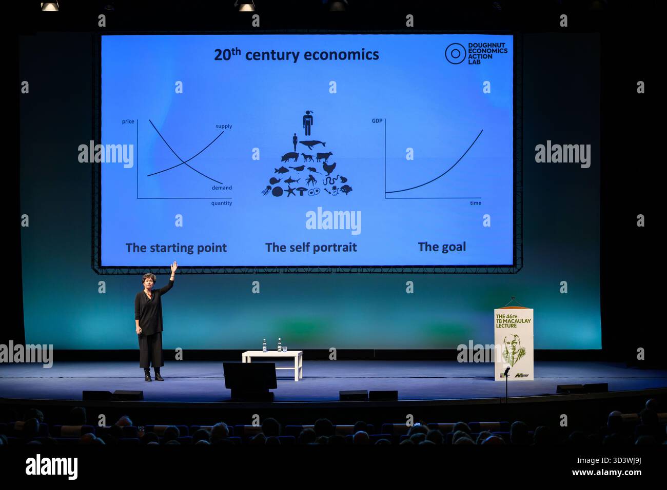 TB MacAulay Doughnut Economics Kate Raworth Stock Photo - Alamy