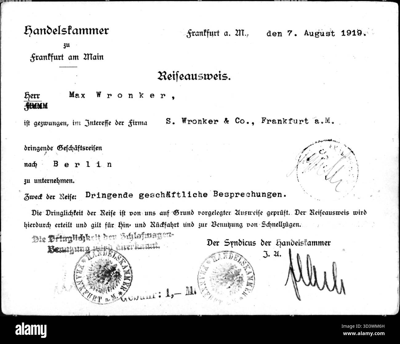 Travel permit Black and White Stock Photos & Images - Alamy