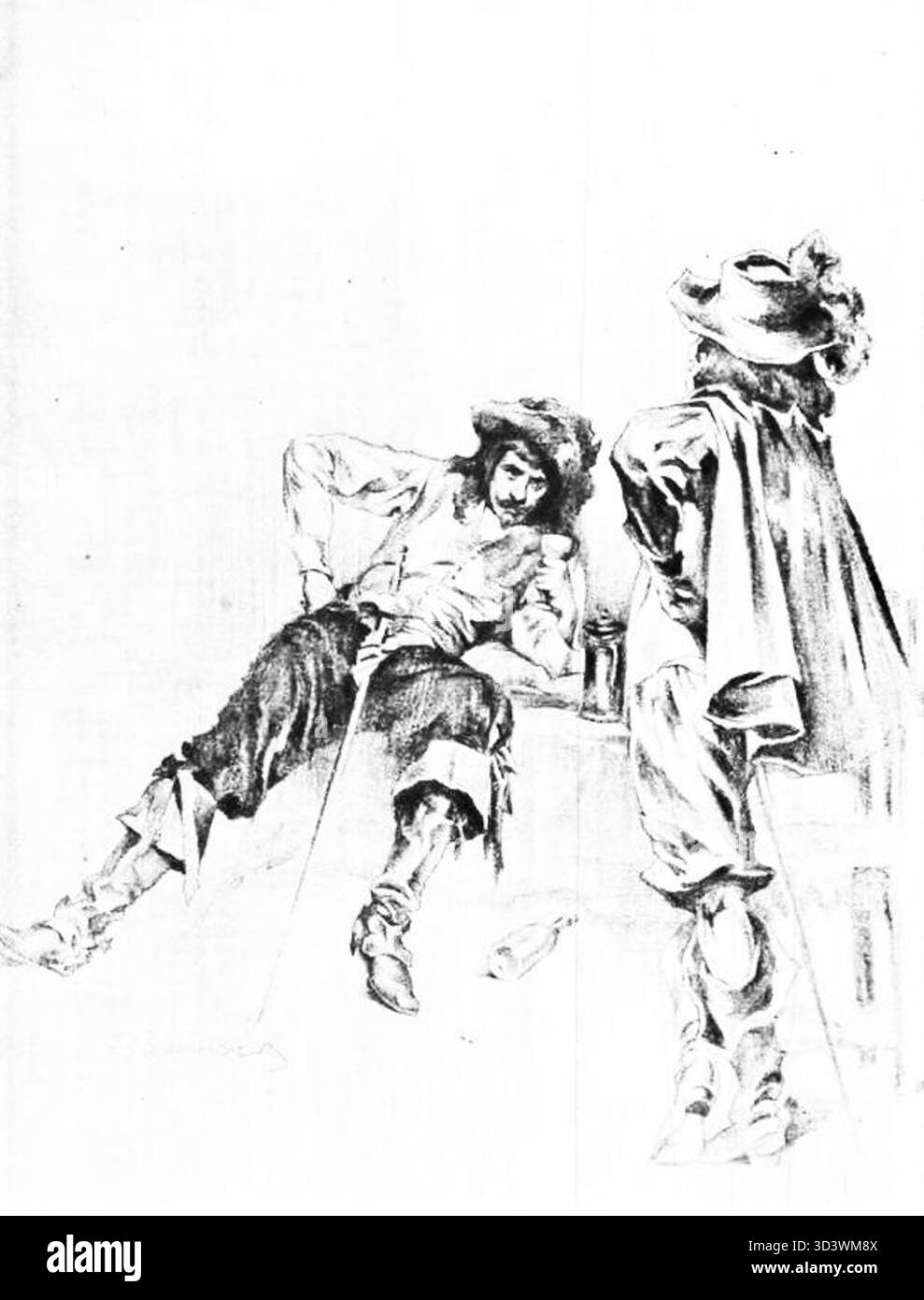 A section from the Polish 1913 translation of Alexandre Dumas' 'The ...