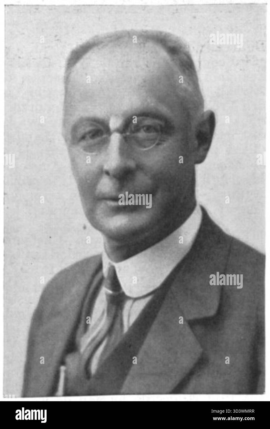Portrait of Jan Alingh Prins, taken in 1938. Prins was a key figure in ...