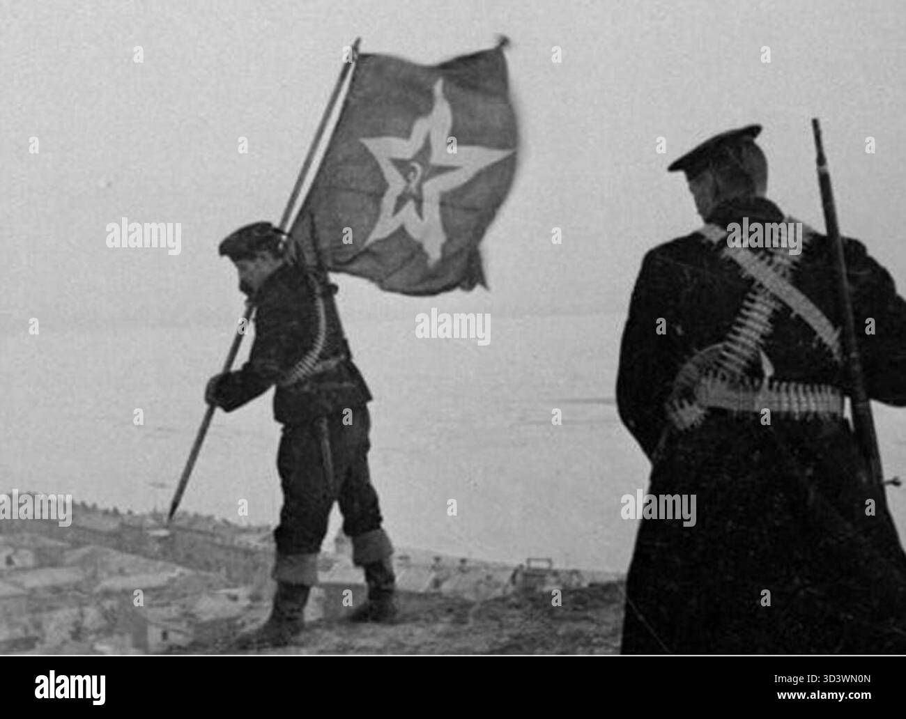 This image from 11 April 1944 shows Soviet marines on Mount Mithridates ...