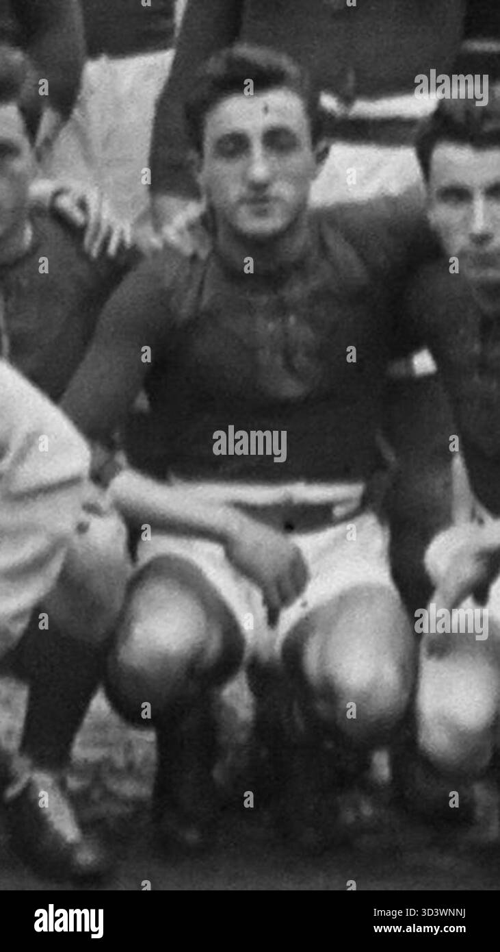 A photo from December 25, 1928, of the U. S. Dax rugby team at Buffalo ...
