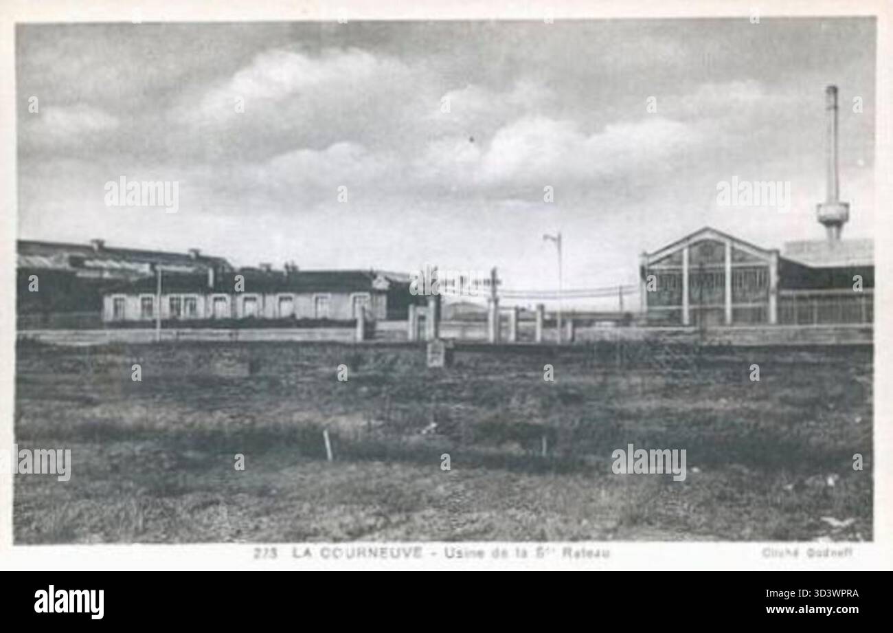 This image shows the Rateau factory in La Courneuve, a suburb of Paris ...