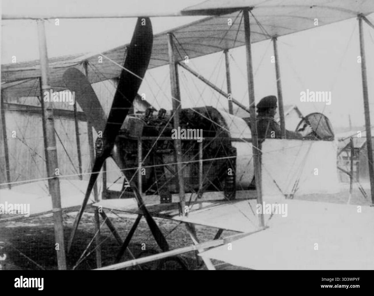 The Renault 90 hp engine was fitted to the Farman biplane, an early ...