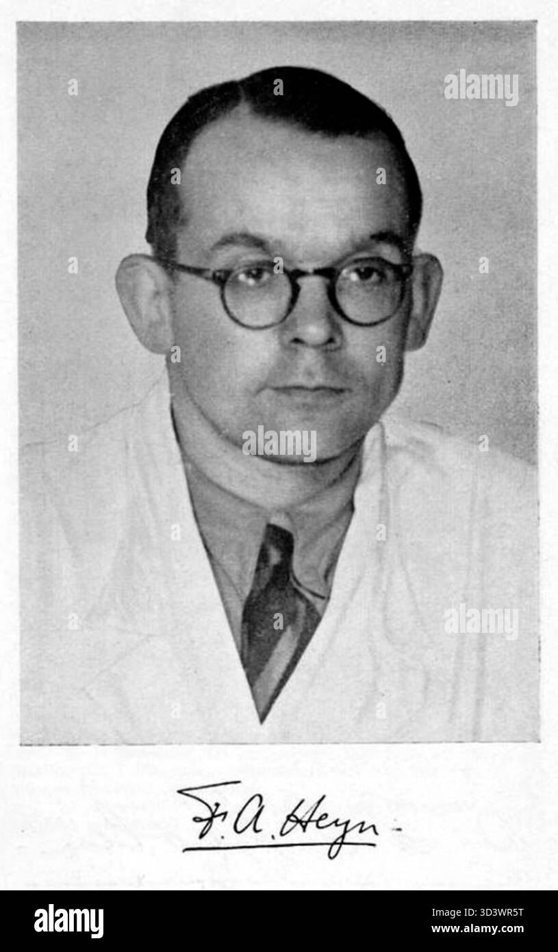 Prof. dr. ir. F. A. Heyn, a renowned academic and engineer from the ...