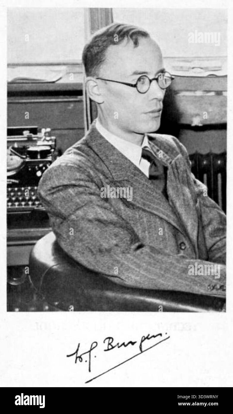 Prof dr w g burgers hi-res stock photography and images - Alamy