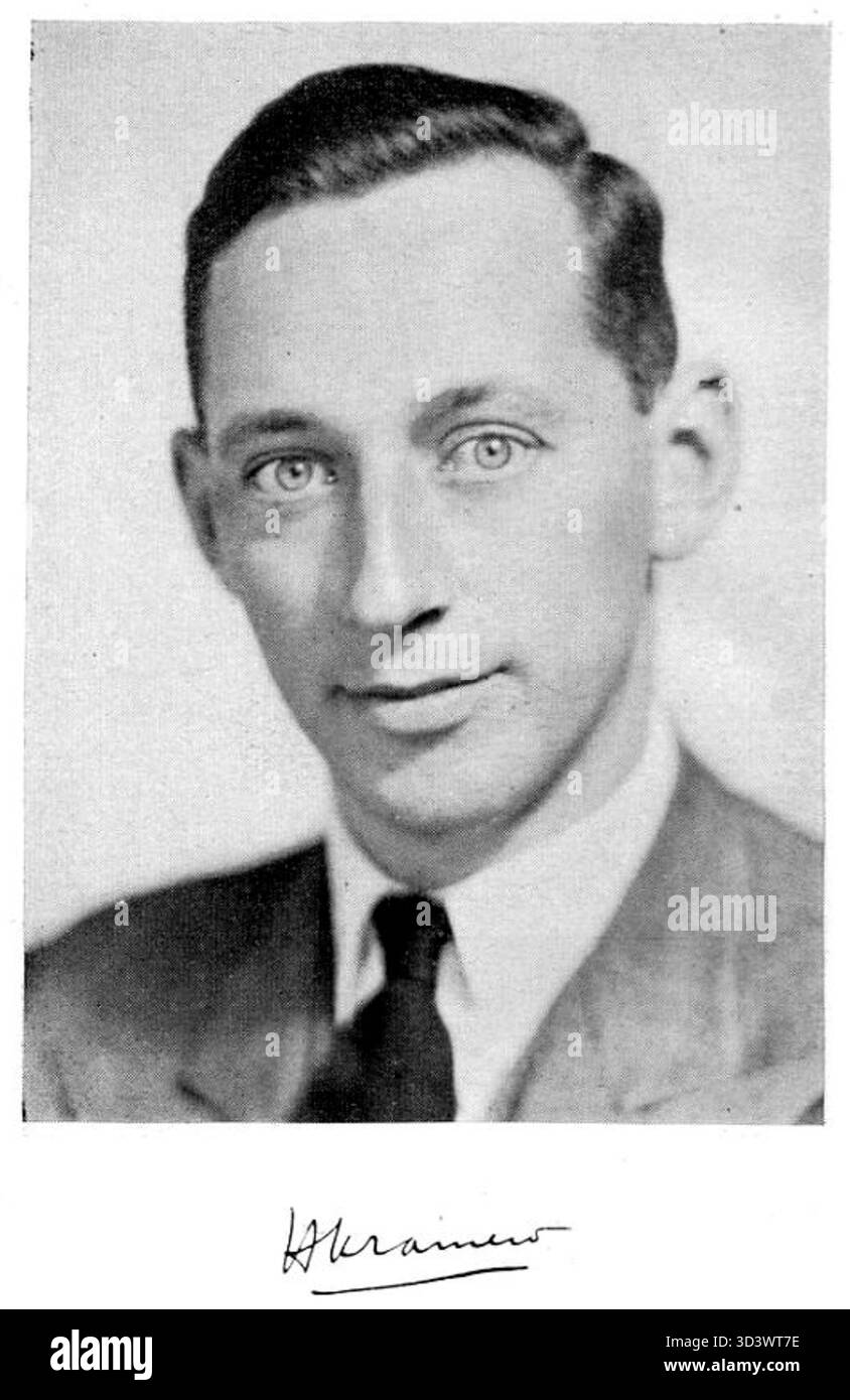 A photograph of Professor Ir. H. Kramers, taken in 1949. He was an ...