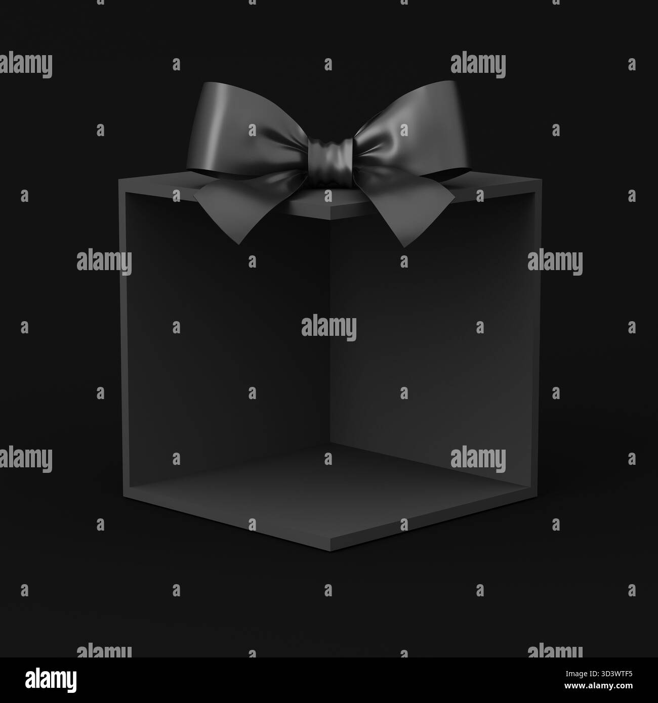 Gift box on display Black and White Stock Photos & Images - Alamy