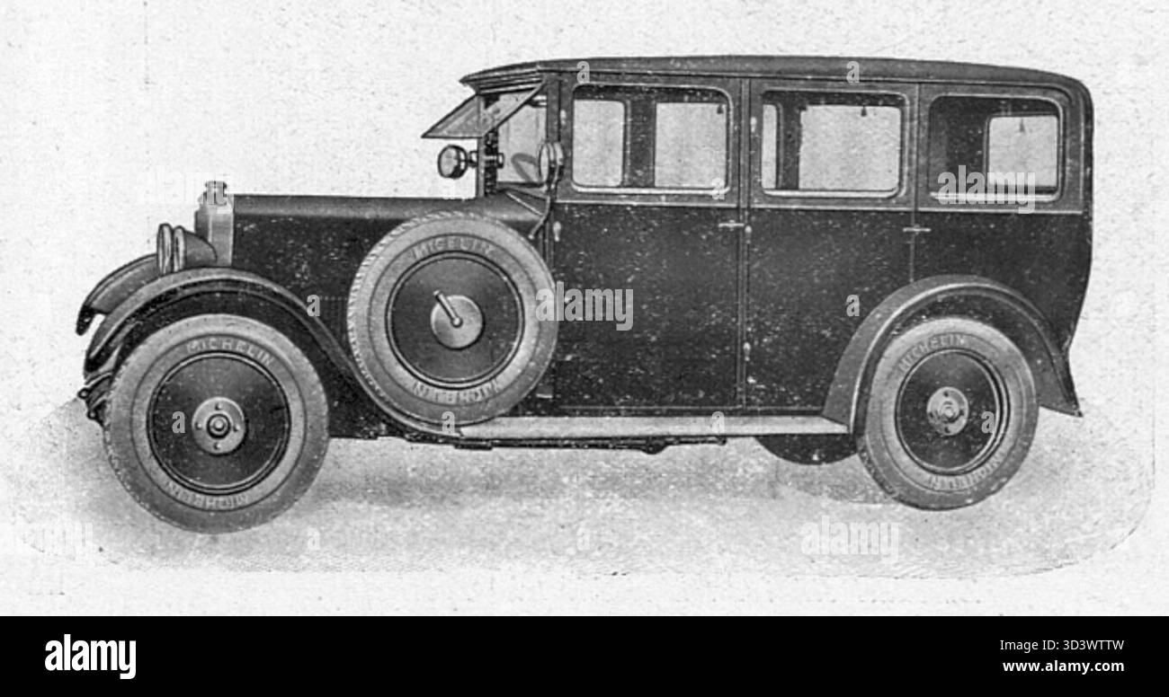 The Wikov 7/28 limousine model, featured in the September 20, 1928 ...