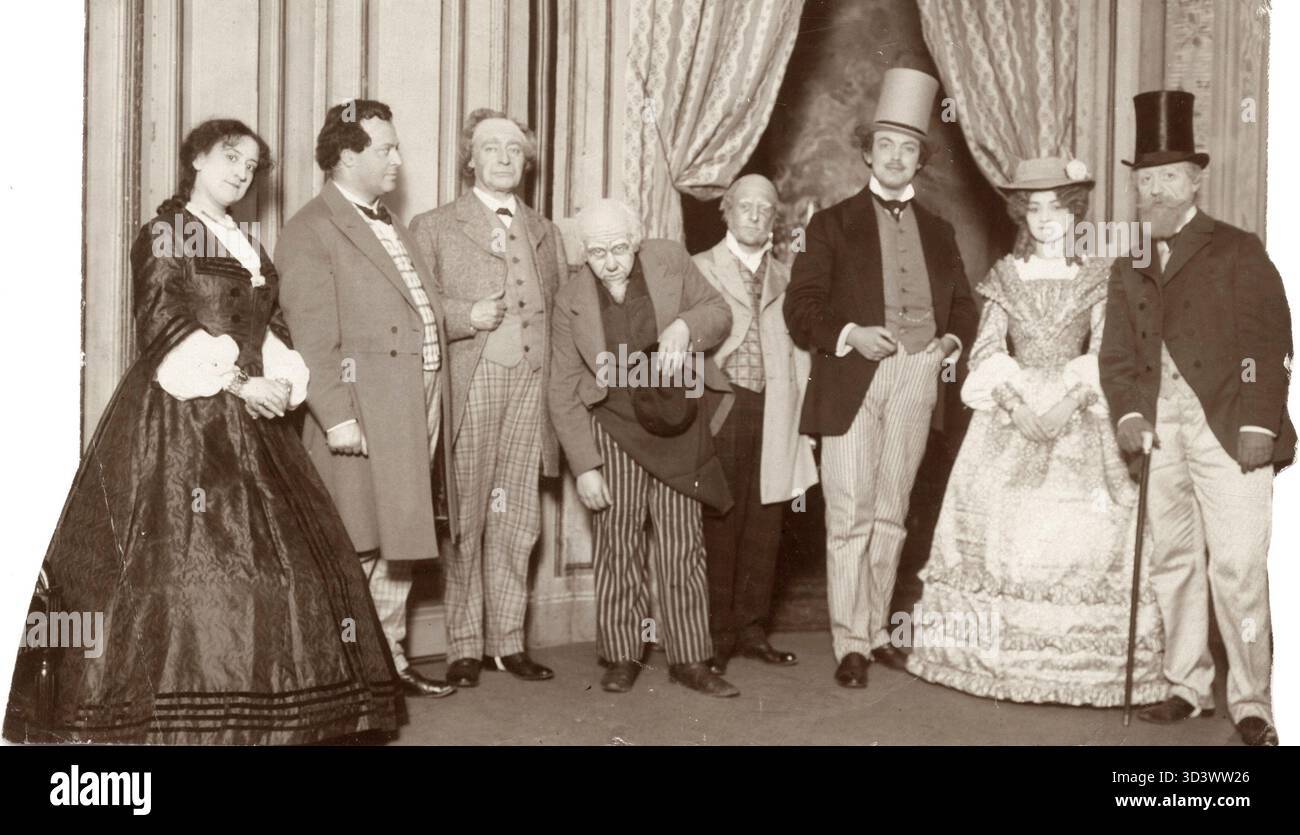A performance of the Dutch Theatre in Eugène Labiche's costume play 'De ...