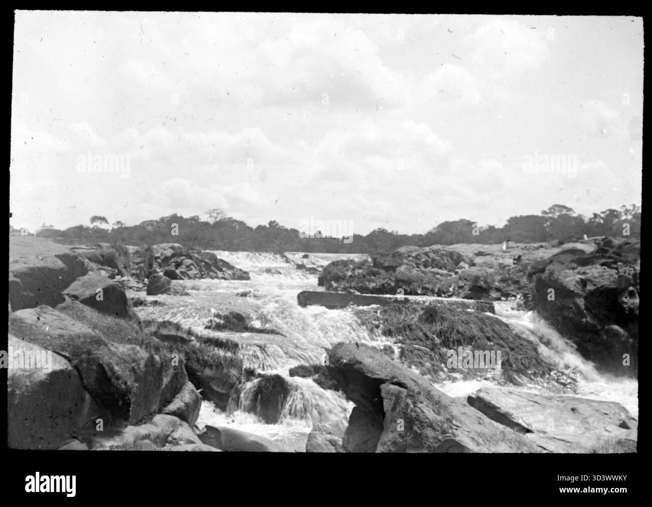A photo taken during the Coppename Expedition showing the 'Poeleman ...