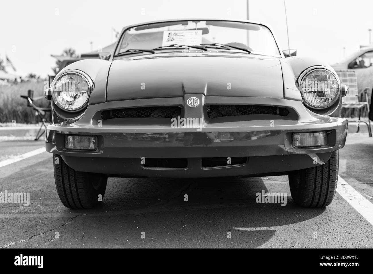 Chicago, Illinois, USA - September 08, 2024: MG MGB 1975 sportscar ...