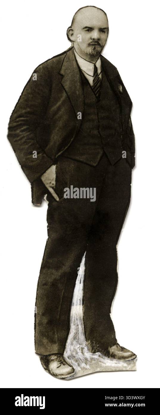 Wladimir Ilyich Ulyanov, known by his alias Leonid Ilyich Lenin (1870 ...