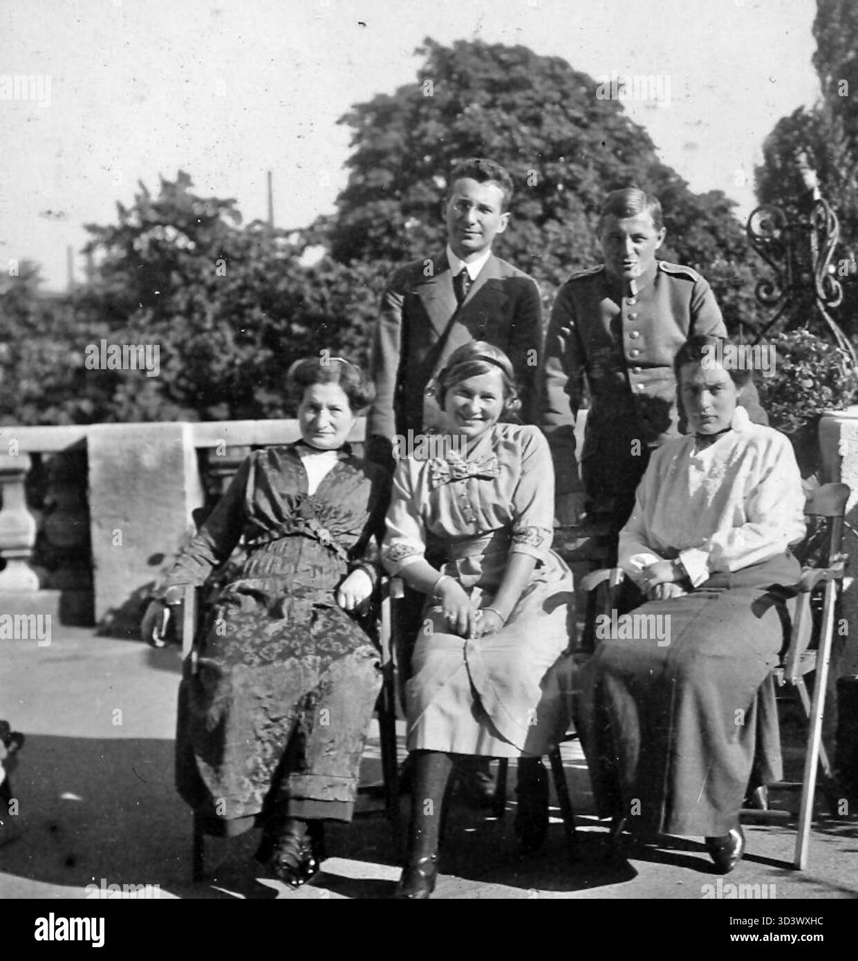 This photo captures Paul Reiner and his wife, Anna Sara, during World ...