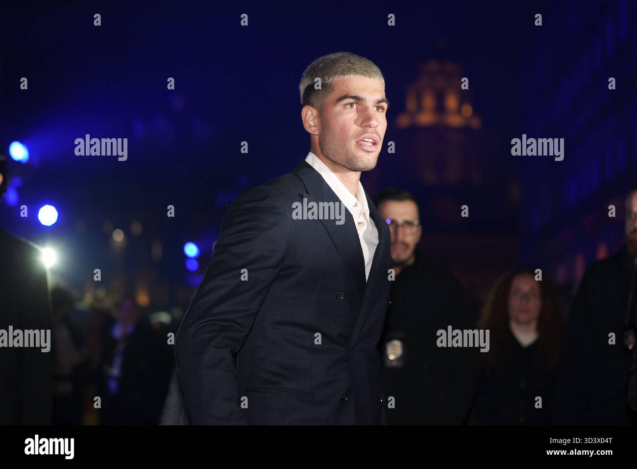 Turin, NITTO ATP Finals Blue Carpet In the photo: Carlos Alcaraz Stock ...