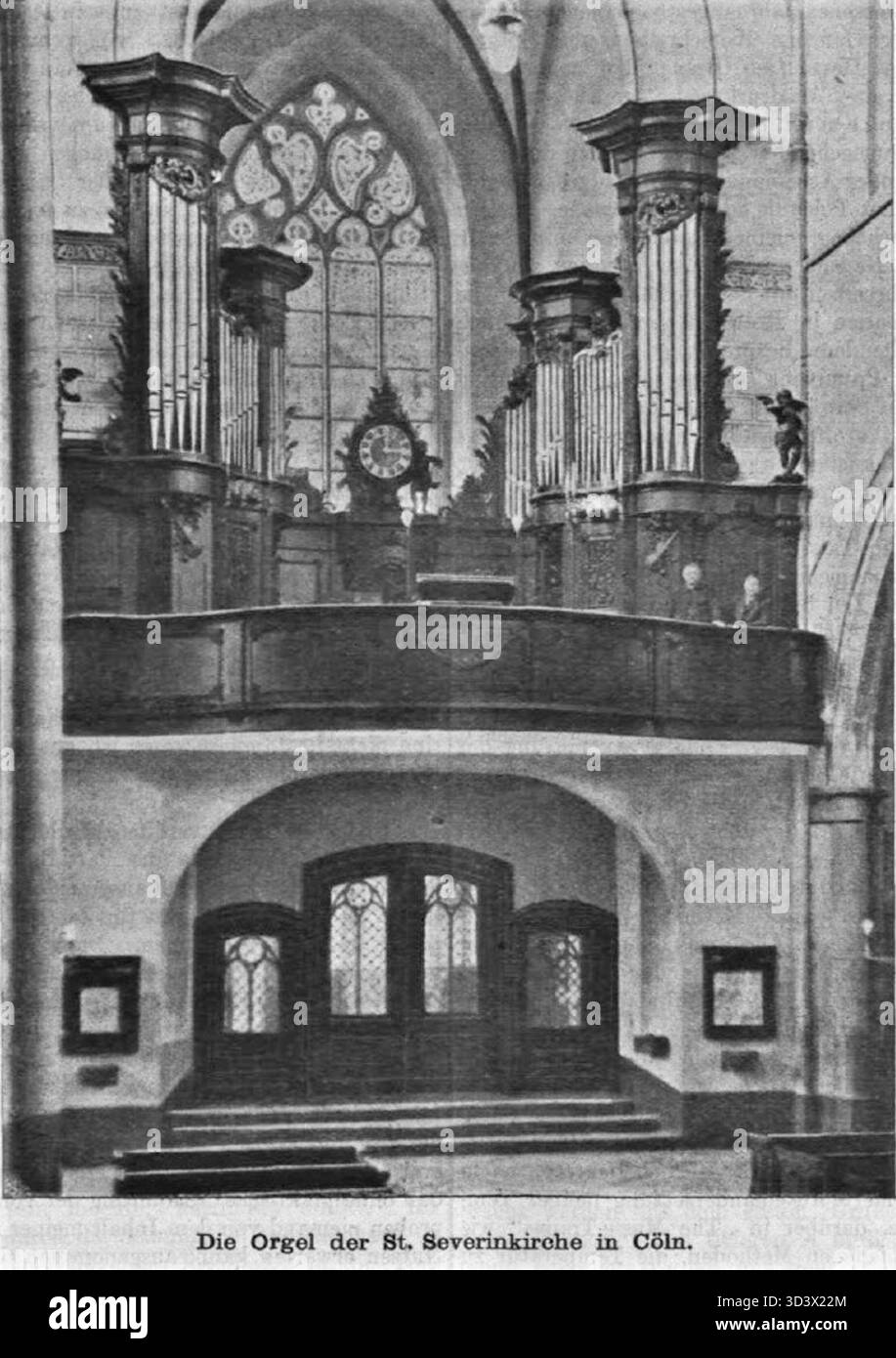 A photograph of the Seifert organ (1909) located in St. Severin Church ...