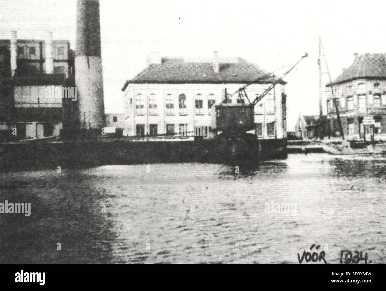 Another reprint by Jos. Caenye of the Ebes central station in Slijkens ...