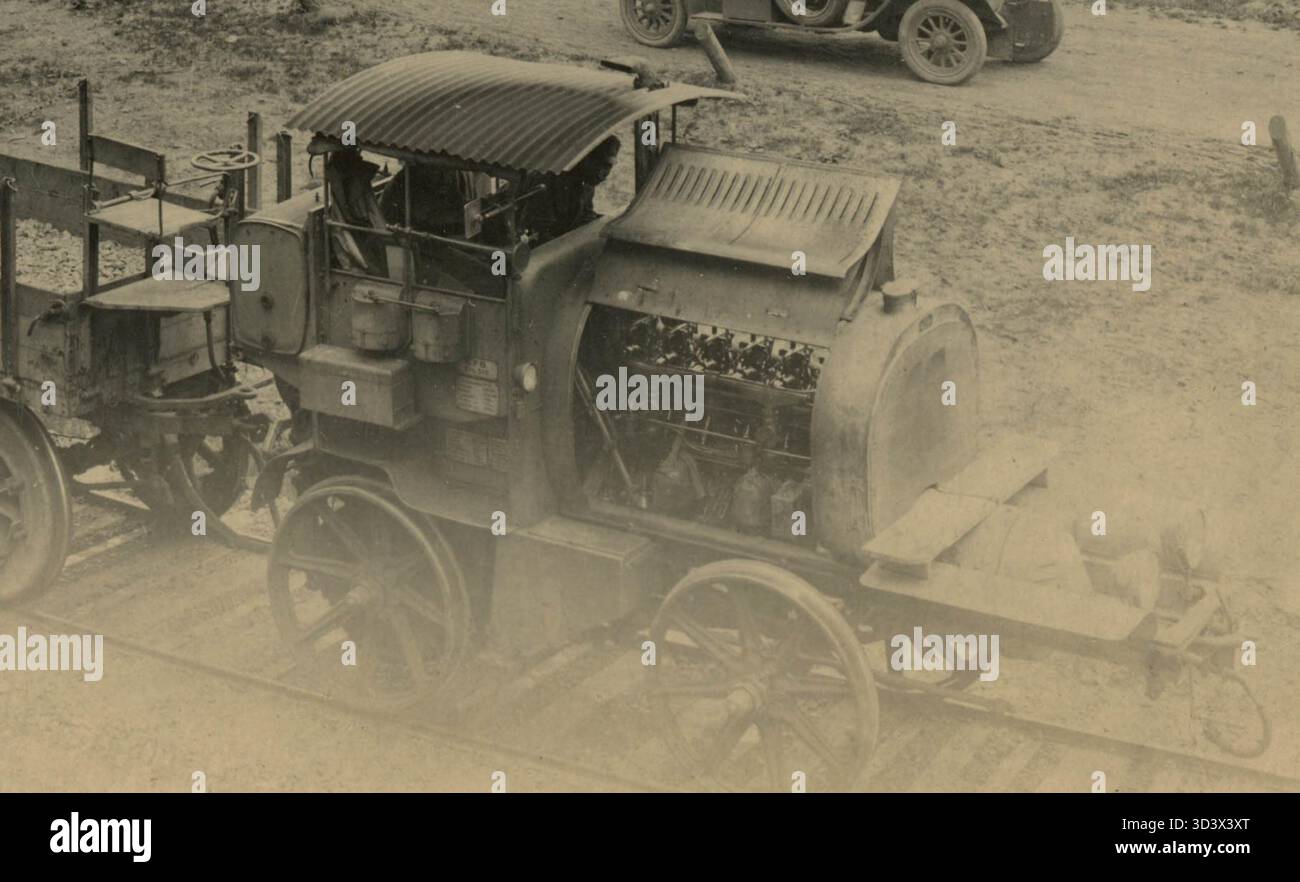 A photograph from around 1915-1917 showing the Austro-Daimler Landwehr ...