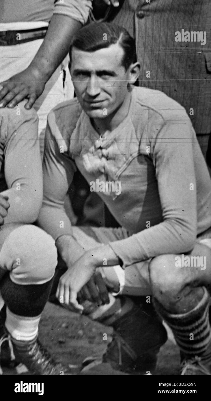 The 12 April 1931 photograph captures members of the U.S. Dax rugby ...