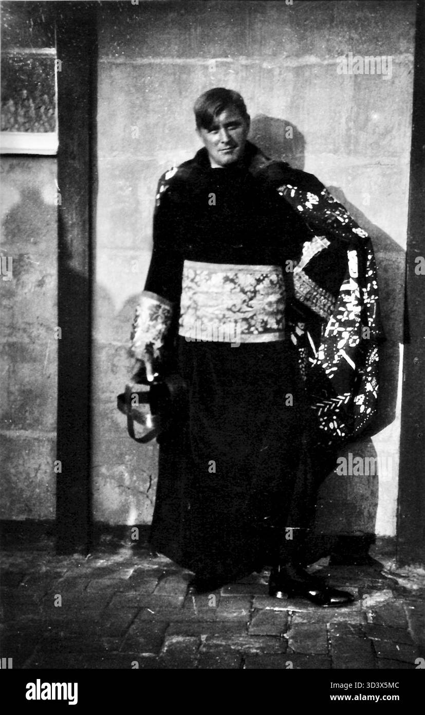 Dressed in costume for a school play Black and White Stock Photos ...