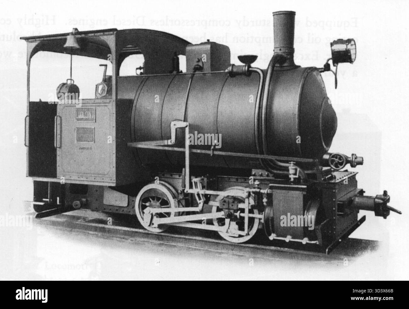 Four wheel locomotive Black and White Stock Photos & Images - Alamy