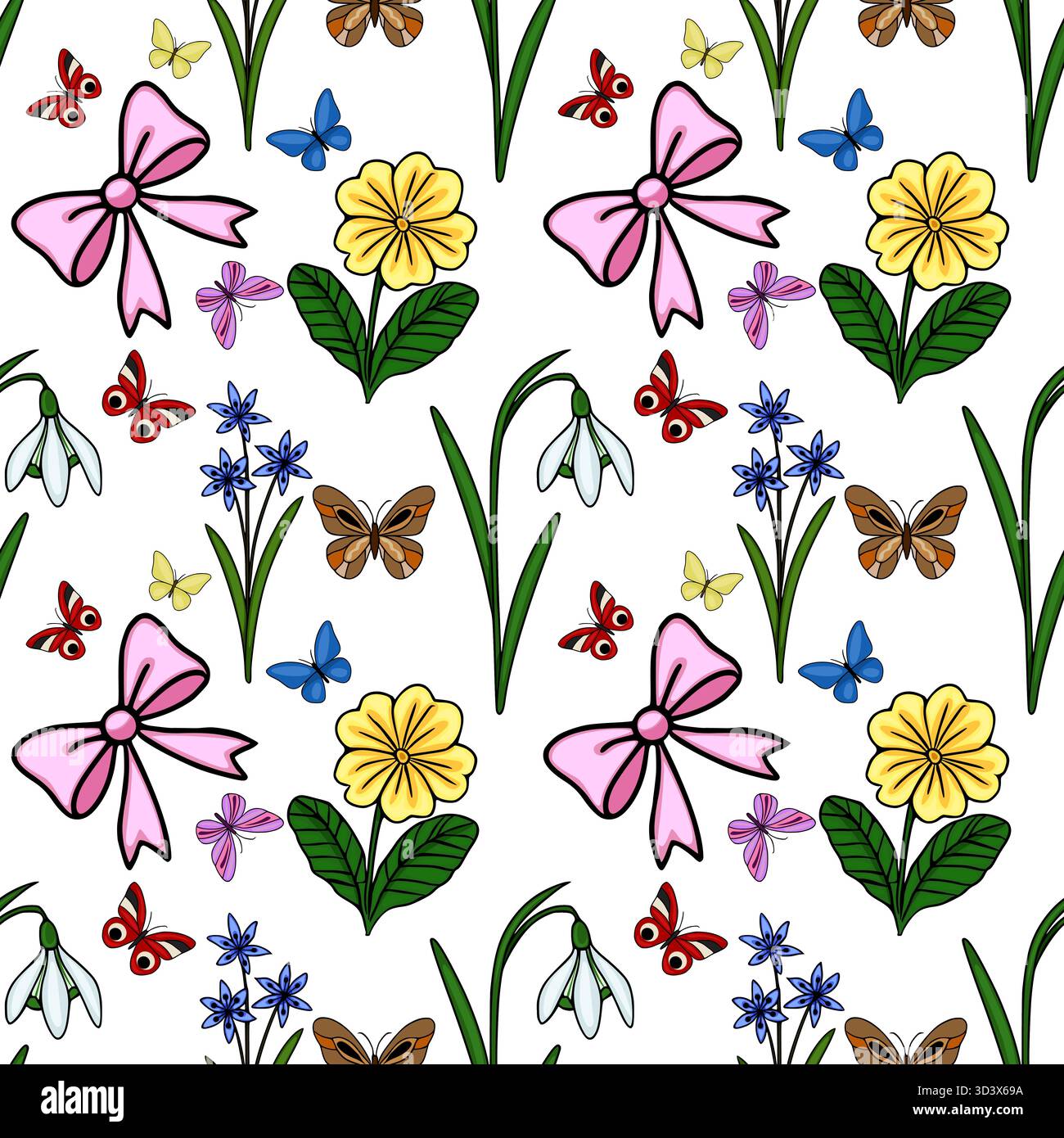 Spring motifs Cut Out Stock Images & Pictures - Alamy