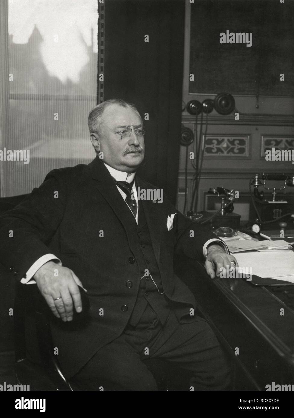 Portrait of Dr. C.J.K. van Aalst, who has been the president of the ...