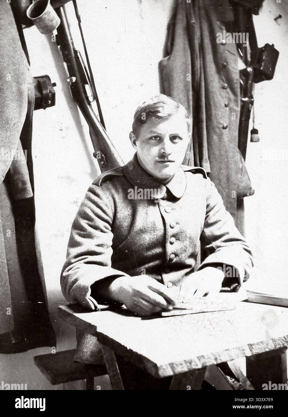 This 1915 photo captures Dr. Paul Reiner, a chemist from Germany ...