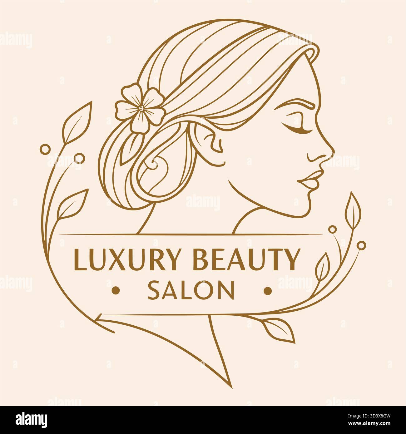 Soft and natural beauty Stock Vector Images - Alamy