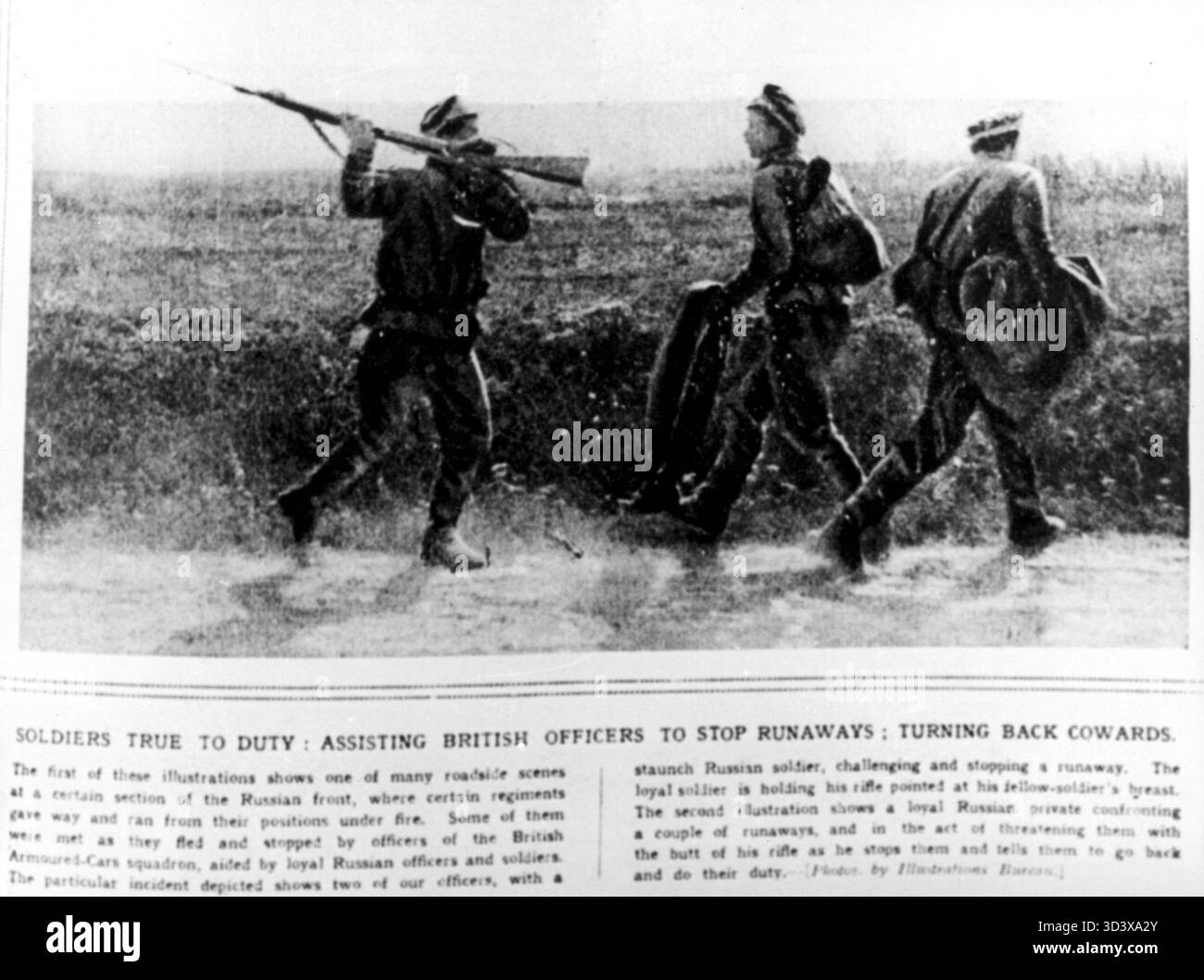 During the Russian Revolution of 1918, Russian soldiers were forcefully ...