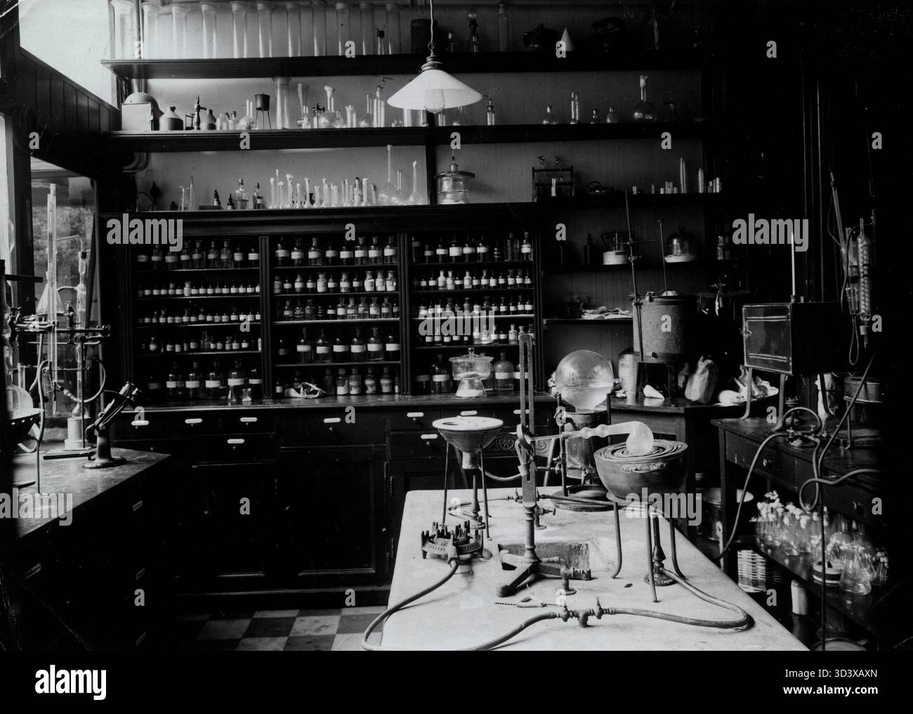This photo shows the laboratory of the Melati Perfume Factory in The ...
