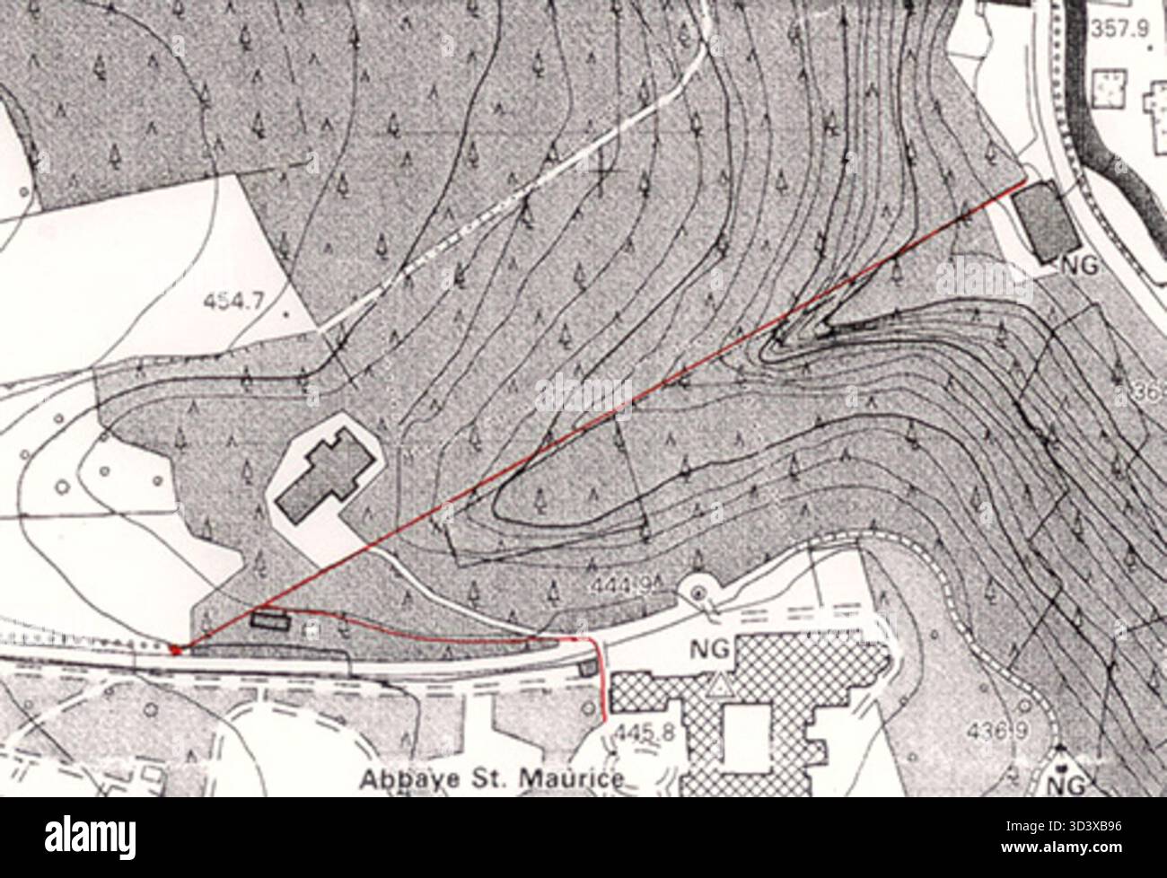 An image of an inclined lift for field railway wagons from Clerf ...