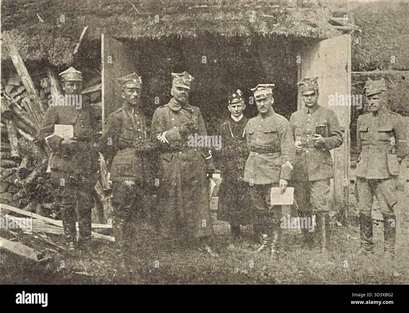 General Daniel Konarzewski at the headquarters of the 3rd Infantry ...