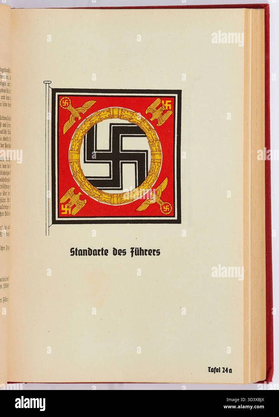 Plate 24a of the 1938 NSDAP handbook shows the personal standard of ...