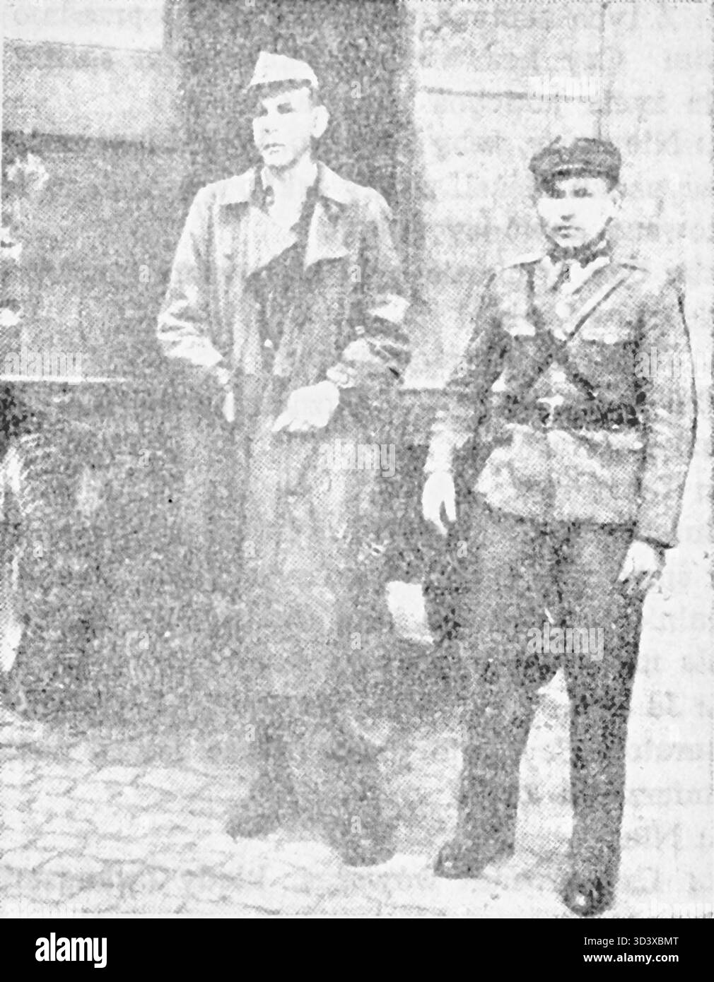 Amon Leopold Goeth, a Nazi war criminal, is seen on his way to the ...