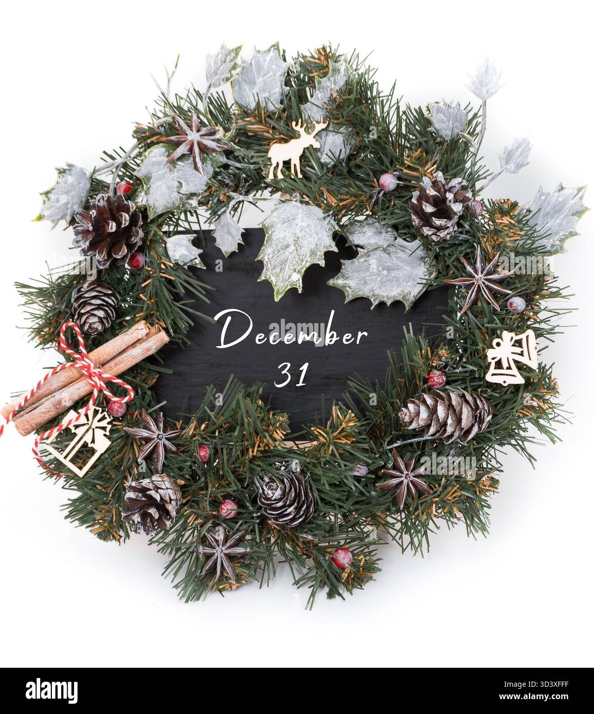 December holiday symbols colorful Cut Out Stock Images & Pictures - Alamy