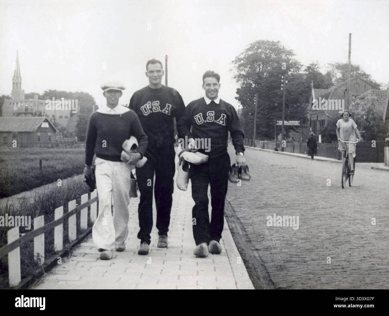 The American rowing team, photographed at the 1928 Olympics in ...