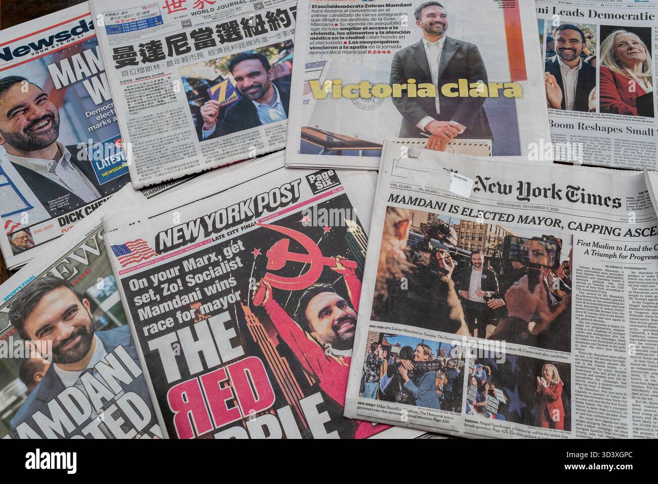 Mamdani victory hi-res stock photography and images - Alamy